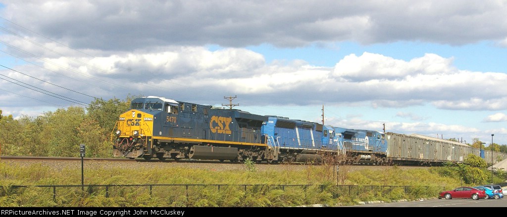 Q-409 CSX 5470, CEFX 3136 & CSX 7335